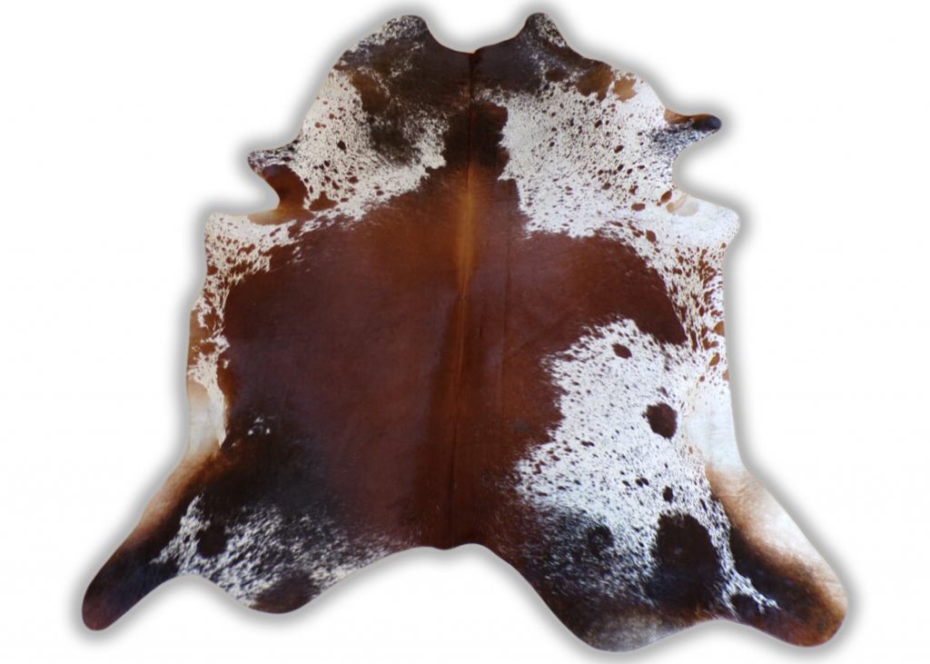 Genuine Tricolor Speckled Longhorn Leather Cowhide XL | Terra Leather