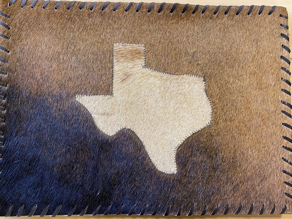 Laced Texas Placemats | Terra Leather